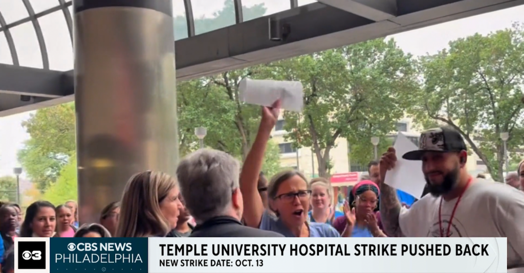 CBS Philadelphia: New strike date gives Temple University Hospital ...